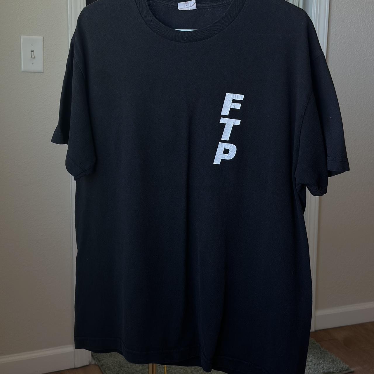 FTP Vertical Logo Cracking on logos - Depop