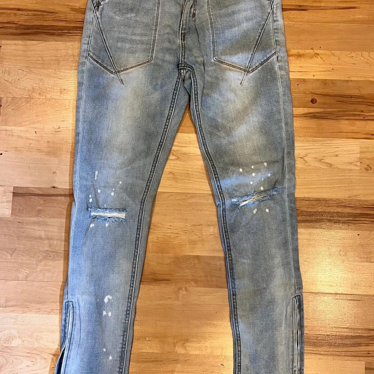 Number (N)ine Men's Blue Jeans | Depop