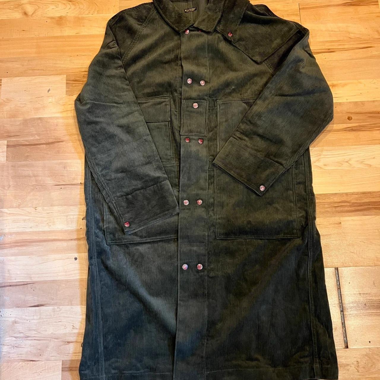 Kapital Corduroy Fireman's Propeller Coverall Coat... - Depop