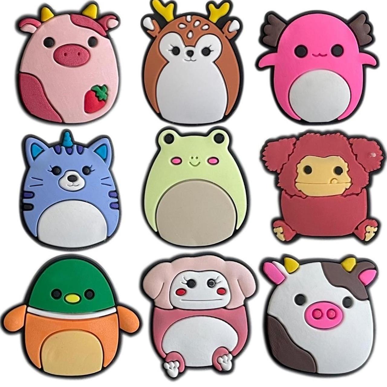 30 assorted Squishmallows rubber croc charms... | Depop