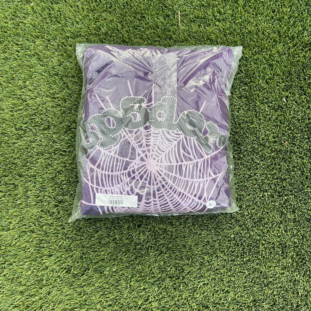 Purple Sp5der / Spider Worldwide Hoodie Deadstock... - Depop