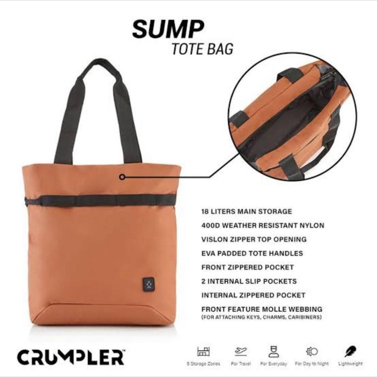 Crumpler 'the sump' tote bag, very lighty used. Lots... - Depop