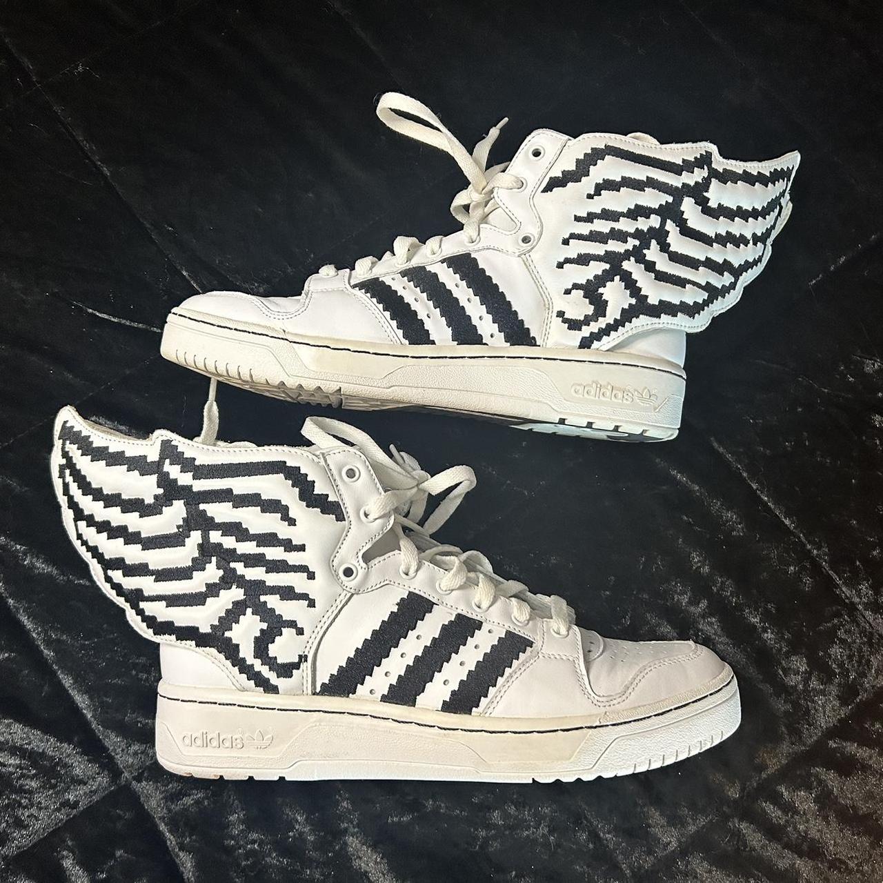 Adidas X Jeremy Scott Wings 2.0 Pixel in white, size... | Depop