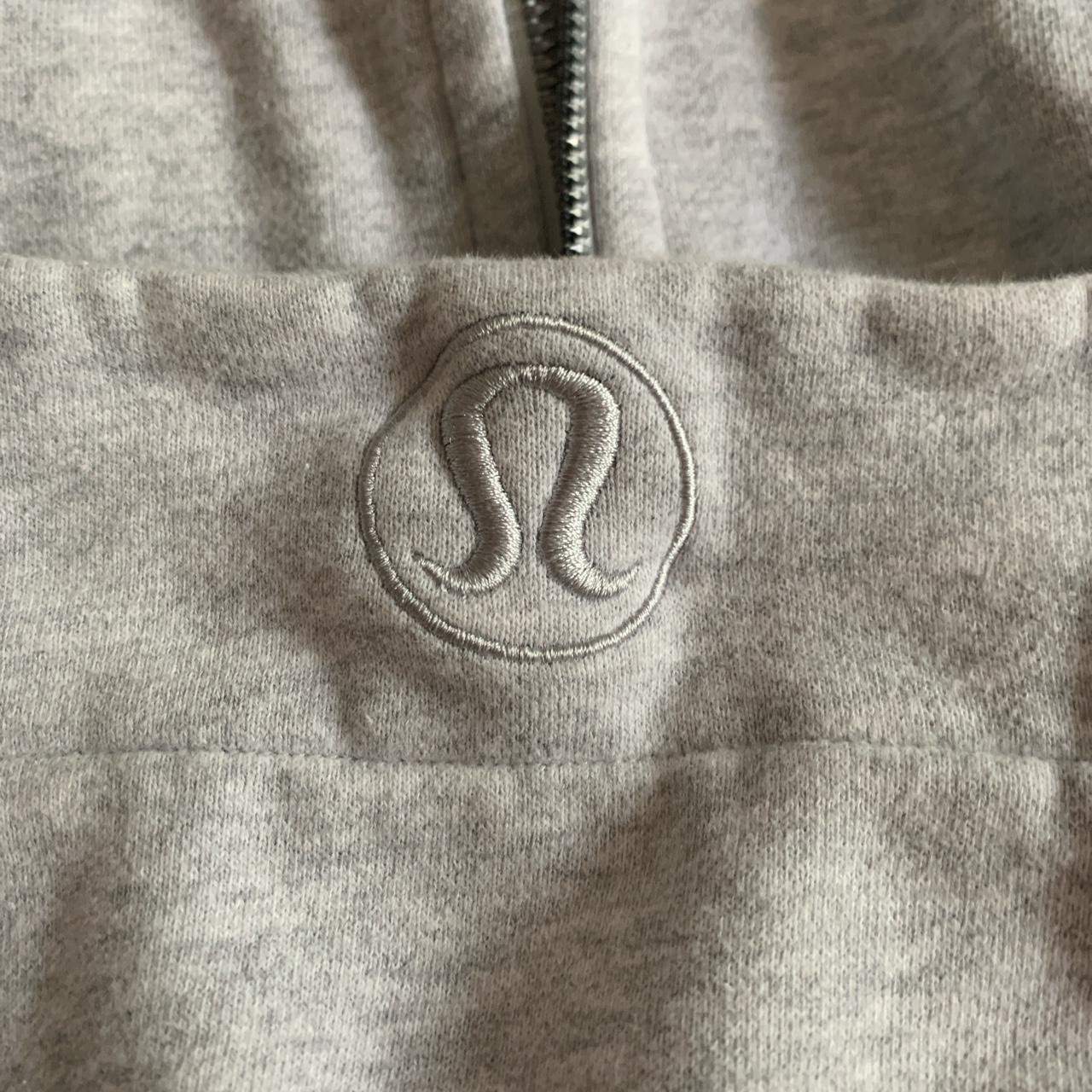 Lululemon Women's Grey and White Jacket | Depop
