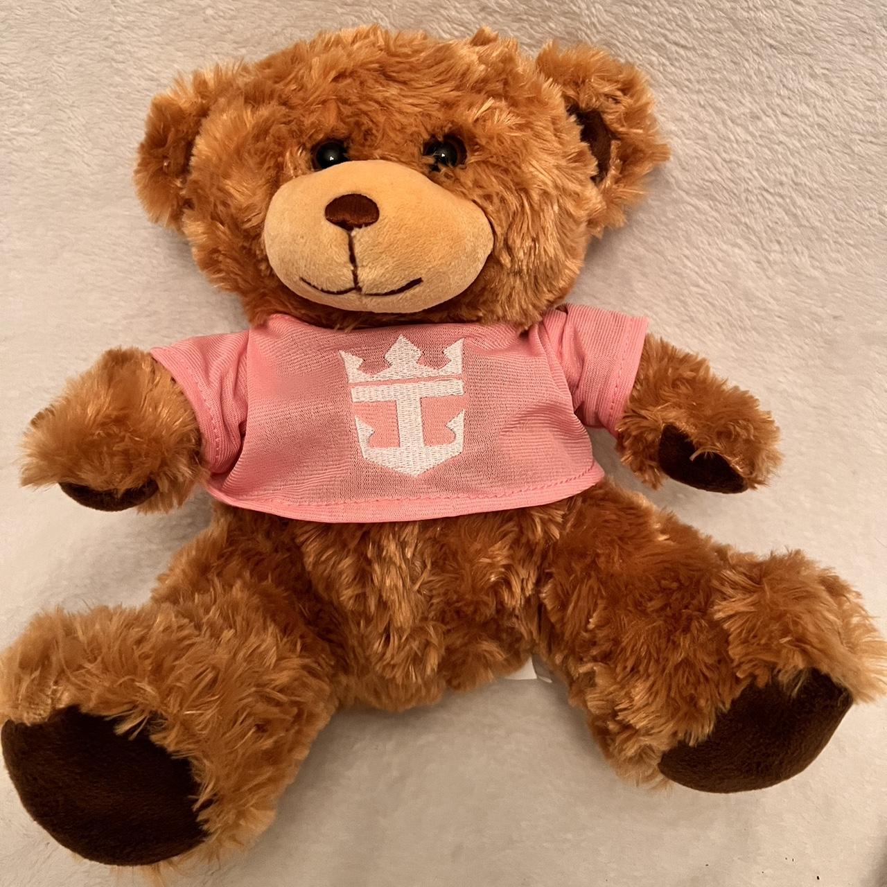 teddy bear w/ Royal Caribbean shirt! this stuffed... - Depop