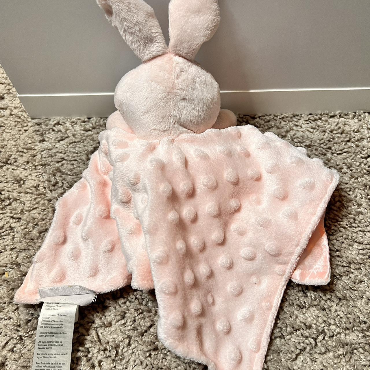 the sweetest pink bunny security blanket ! by:... - Depop