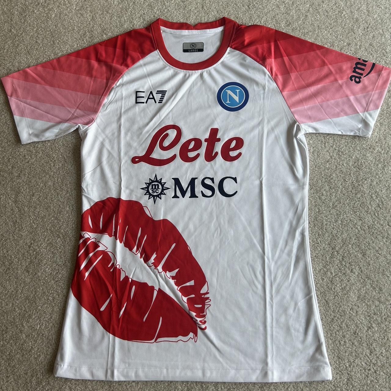 Napoli 22/23 Special Valentines Kit Size Large Brand... - Depop