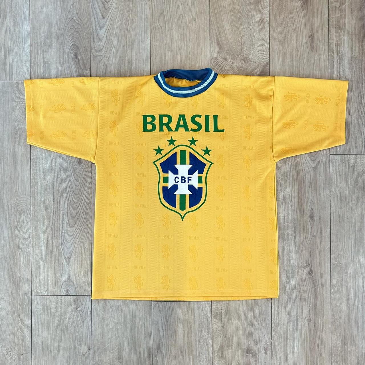 Amazing Vintage Brazil Football shirt Boxy fit -... - Depop