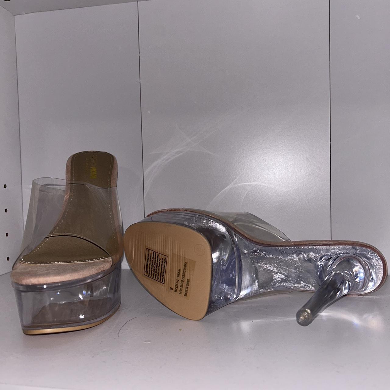 Clear PVC pleasers FASHION NOVA #pleasers #dancer... - Depop