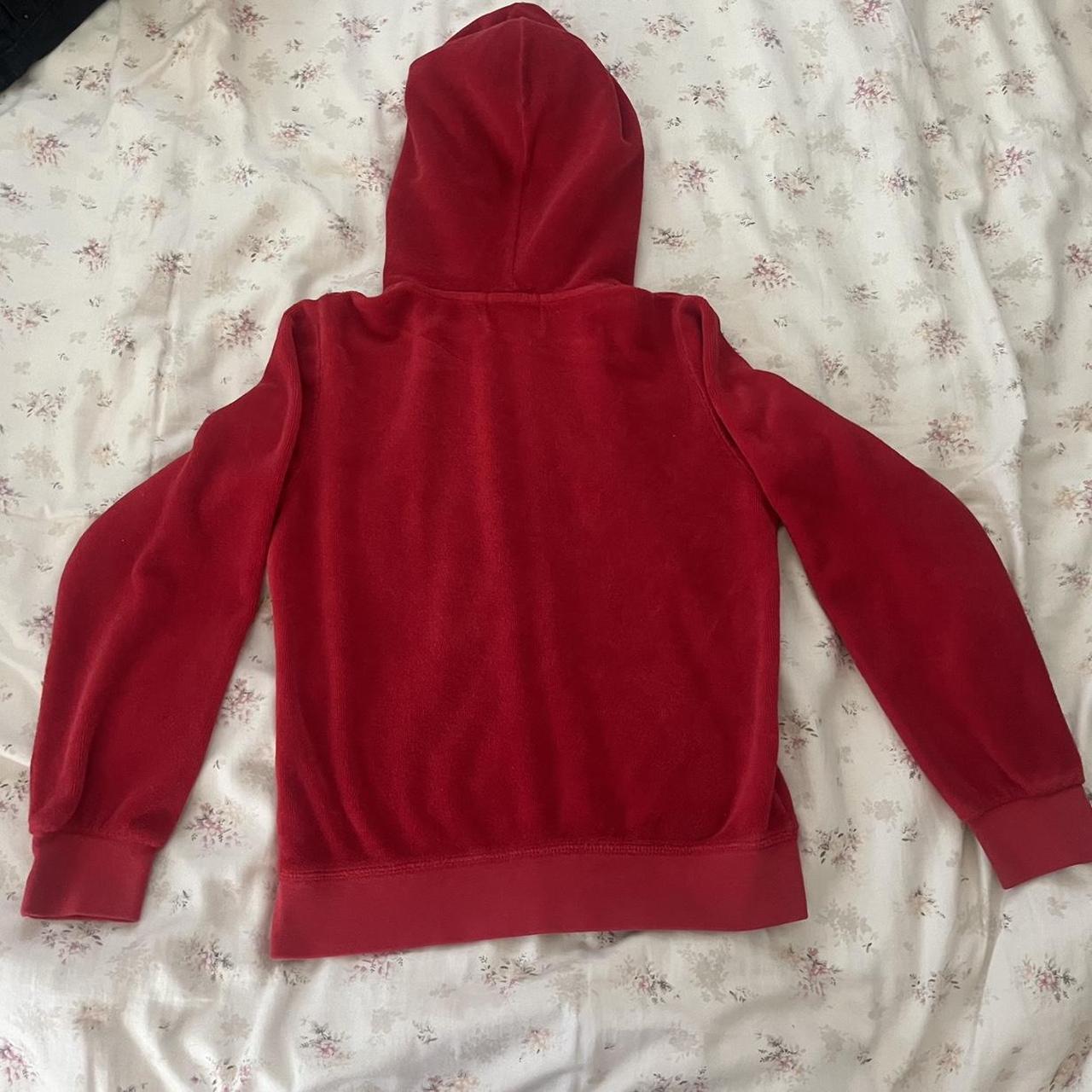 Red Juicy Couture Jacket Kids size 8 fits like an... - Depop