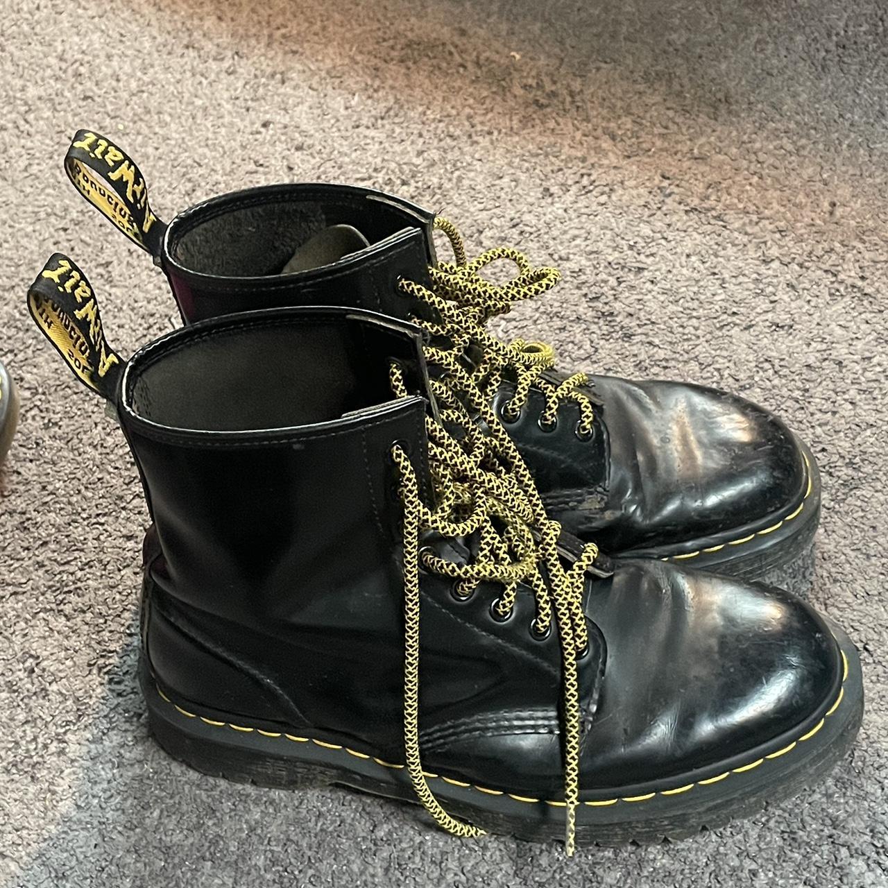 One inch platform docs that have been well loved | Depop