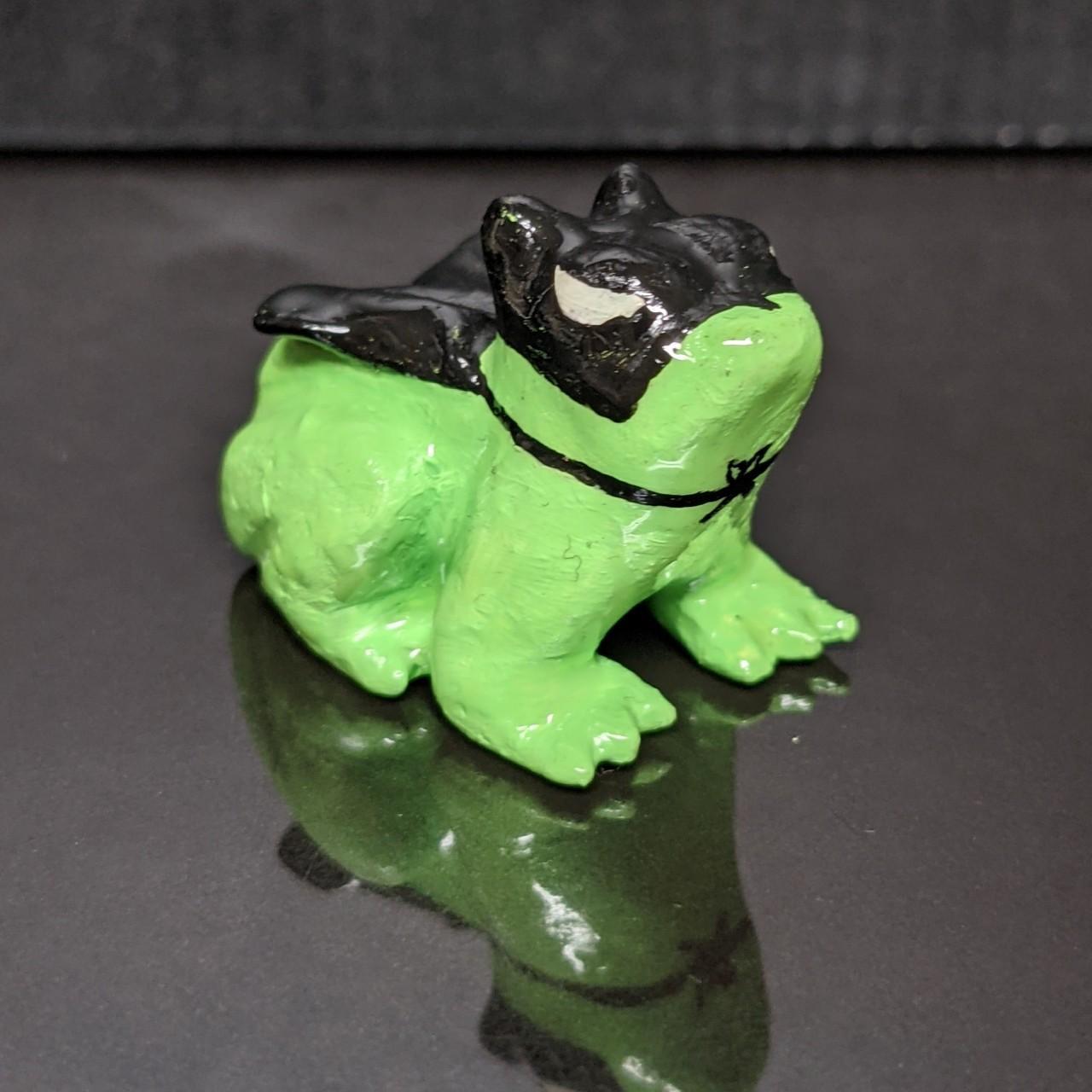 Batman Frog Aka: BATFROG Sculpture Figure Handmade... - Depop