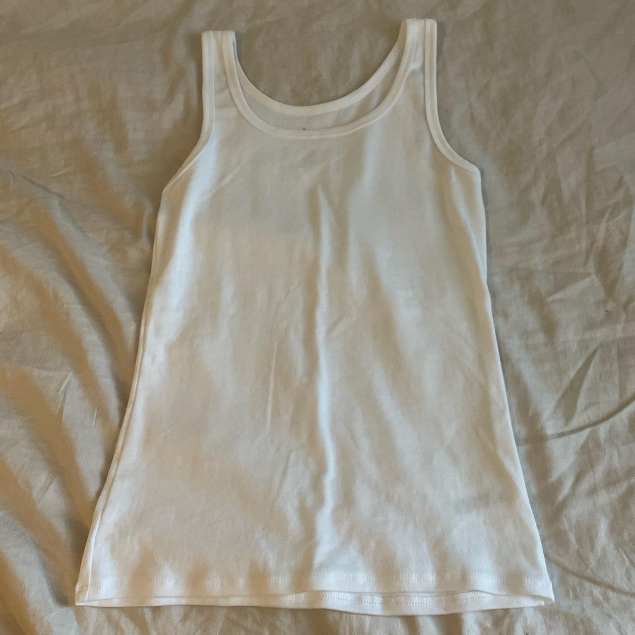 Target Women's White Vest | Depop