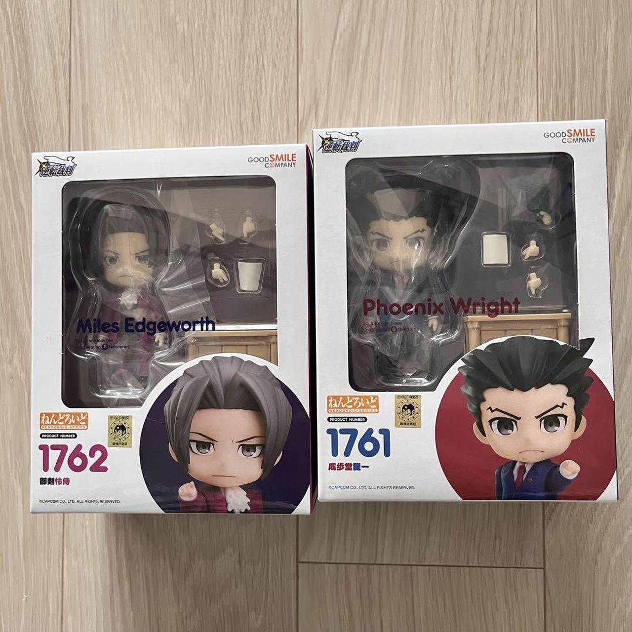 Ace Attorney Phoenix Wright Nendoroid 1761 and 1762... | Depop