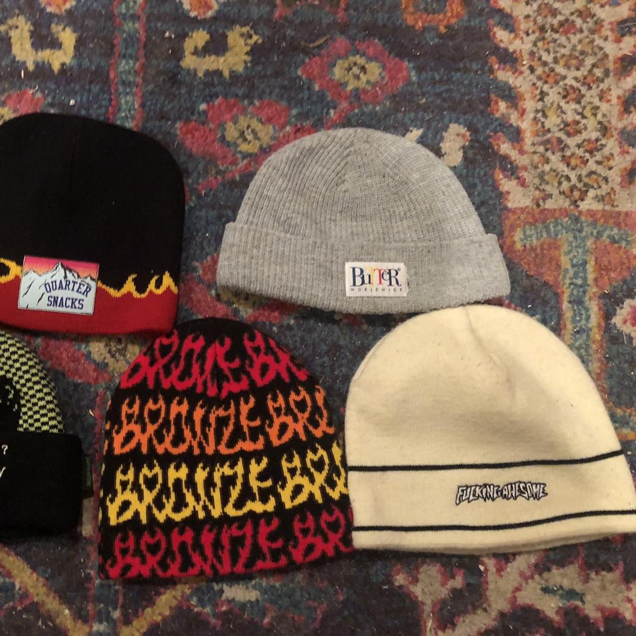 Bunch of beanies for sale in great... - Depop