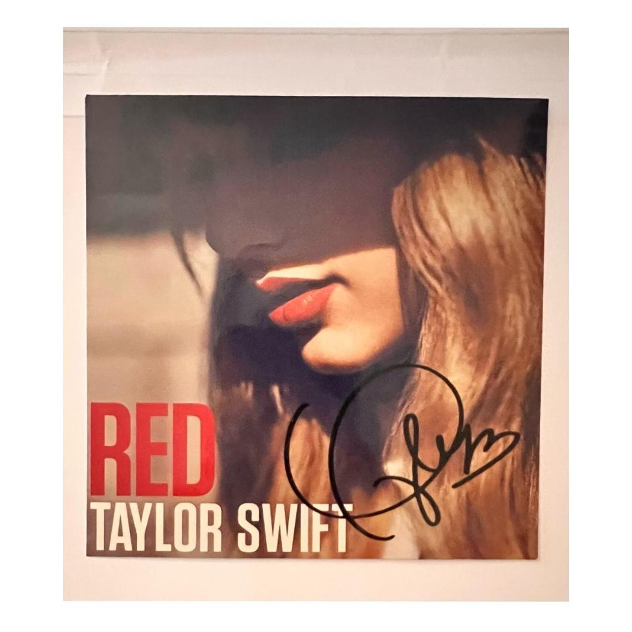 HD 5x5 taylor swift red (stolen version) signed... - Depop