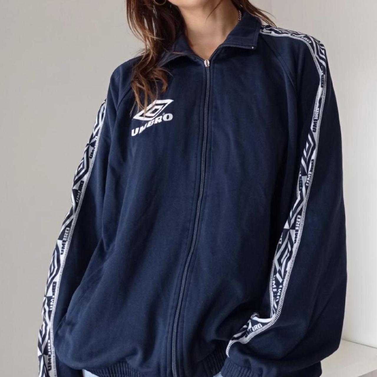 Vintage Umbro track jacket Vintage zip up jacket... - Depop