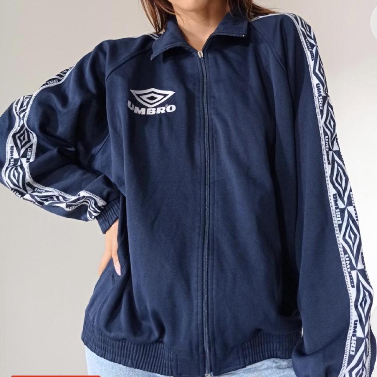 Vintage Umbro track jacket Vintage zip up jacket... - Depop