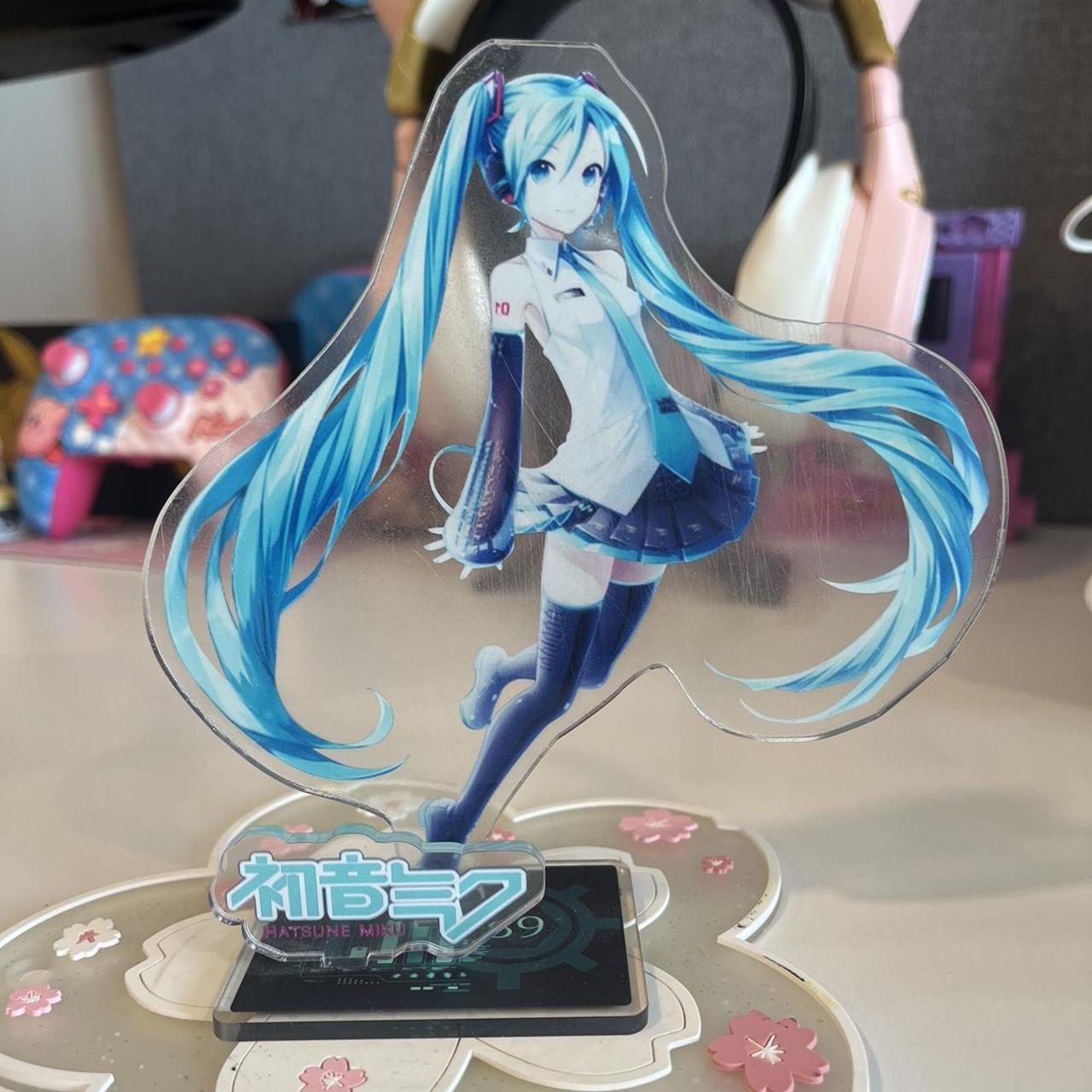 Hatsune Miku Standee V3 Standee has some worn... - Depop