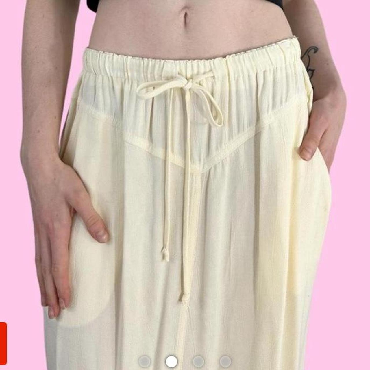 Repop of Vintage 90s Pastel Yellow Low Rise... - Depop