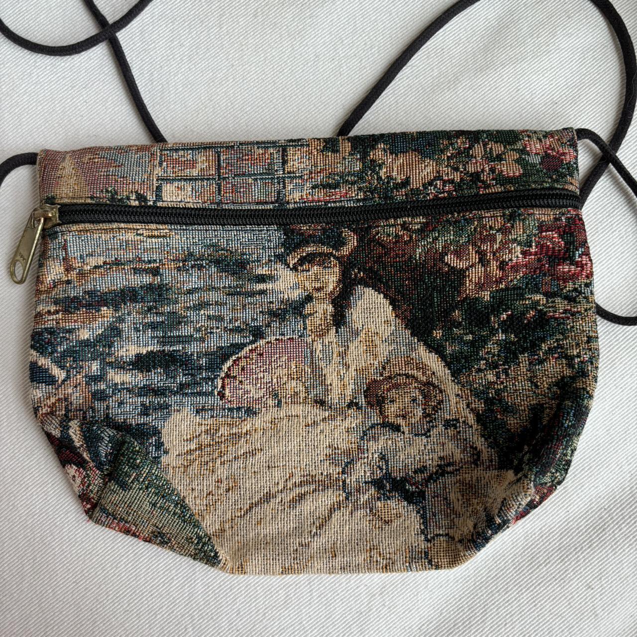 Small vintage Tapestry Crossbody Bag No flaws,... - Depop