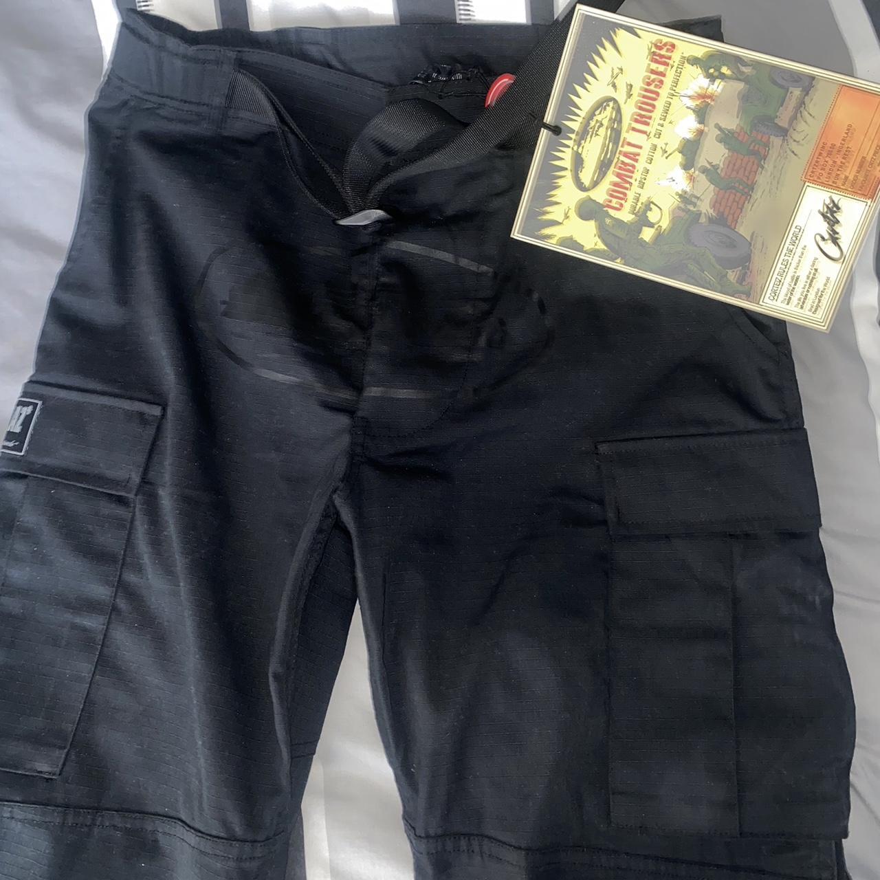 Triple black corteiz cargos Brand new ordered the... - Depop