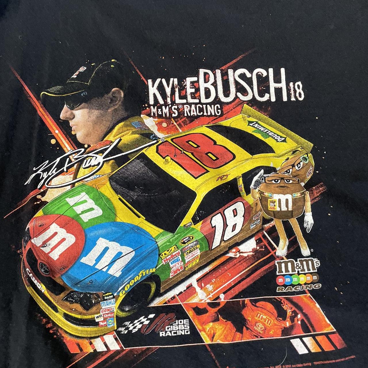 Kyle Busch M&Ms NASCAR racing Tshirt excellent... - Depop