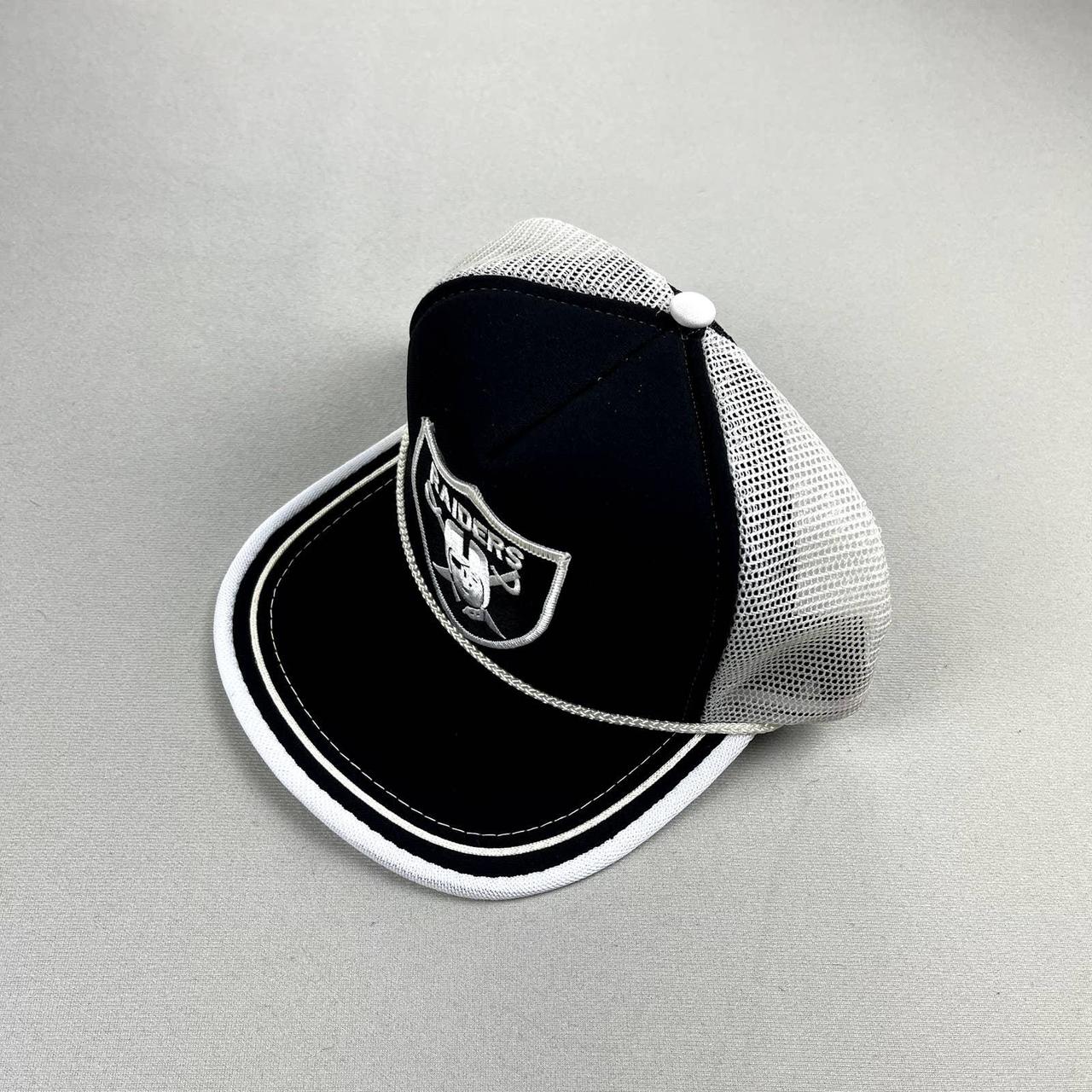 Vintage Los Angeles Raiders Hat Cap Snapback Trucker... - Depop