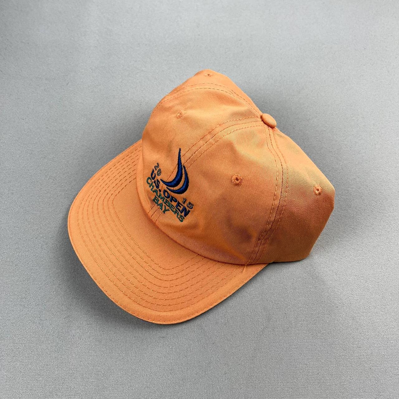 US Open Golf Hat Cap Strapback Orange Adjustable... - Depop