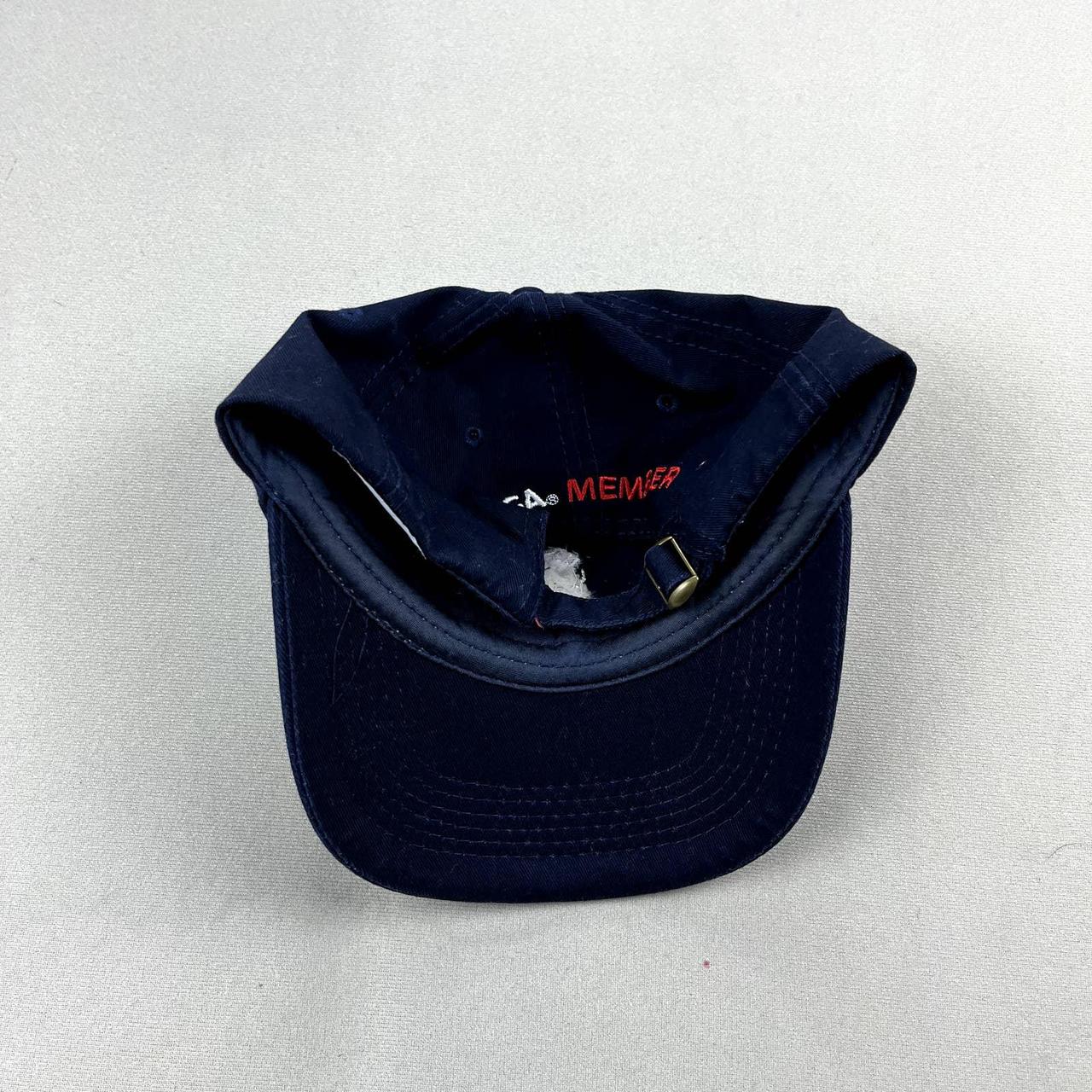 US Open Golf Hat Cap Strapback Dad Navy Blue Winged... - Depop
