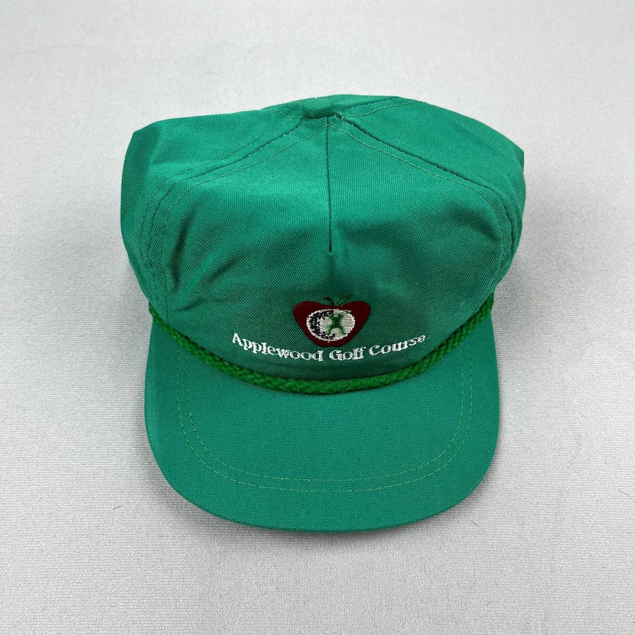 Vintage Golf Hat Cap Green Applewood Course Links... - Depop