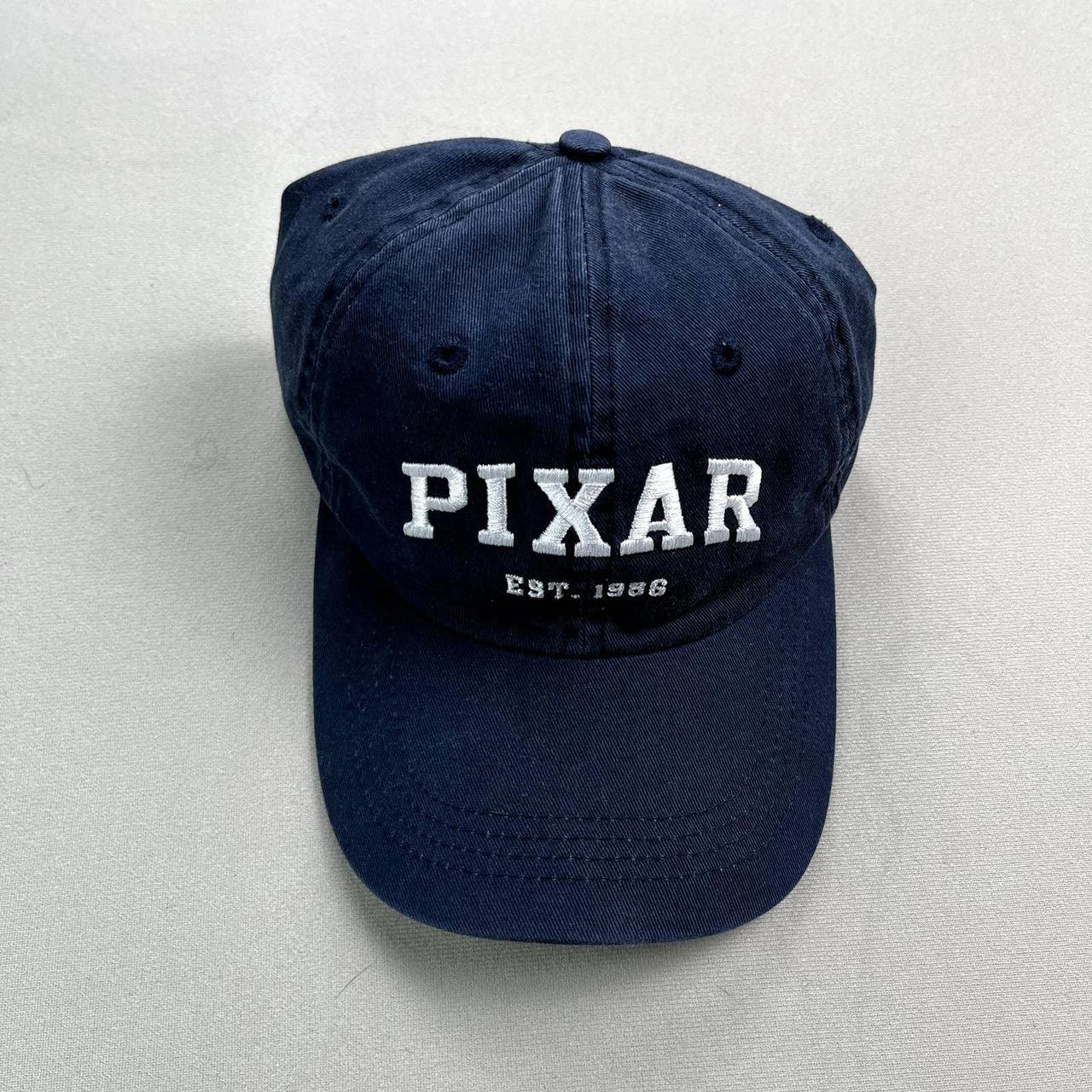 Pixar Animation Studios Hat Cap Strapback Navy Blue... - Depop