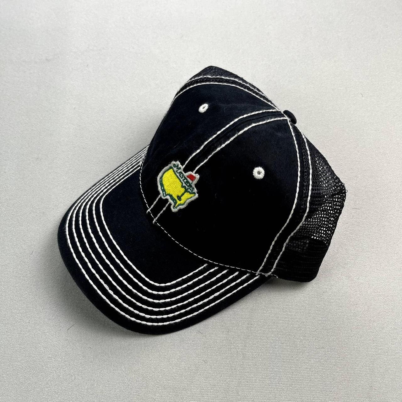 The Masters Golf Hat Cap Snapback Trucker Black... - Depop