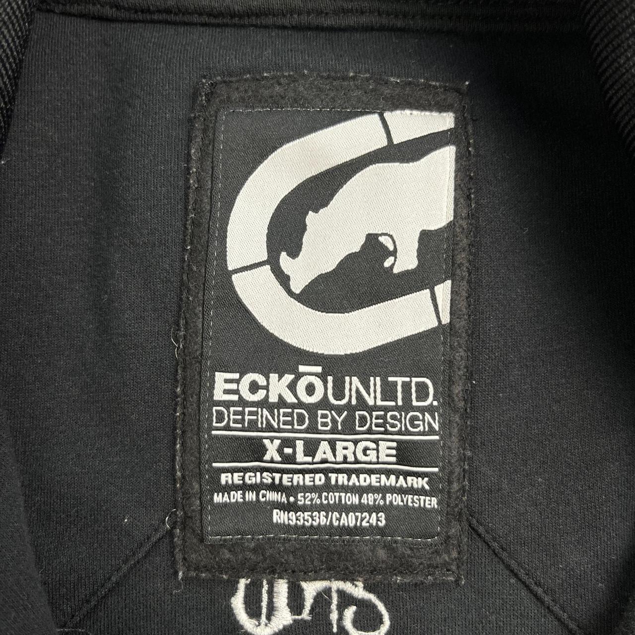 Ecko Unltd Track Jacket Adult XL Black Full Zip... | Depop