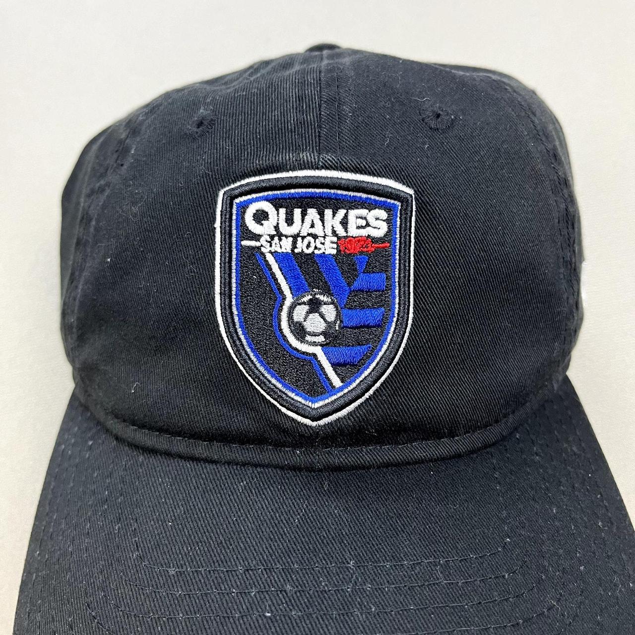 San Jose Earthquakes Hat Cap Strapback Black New Era... - Depop
