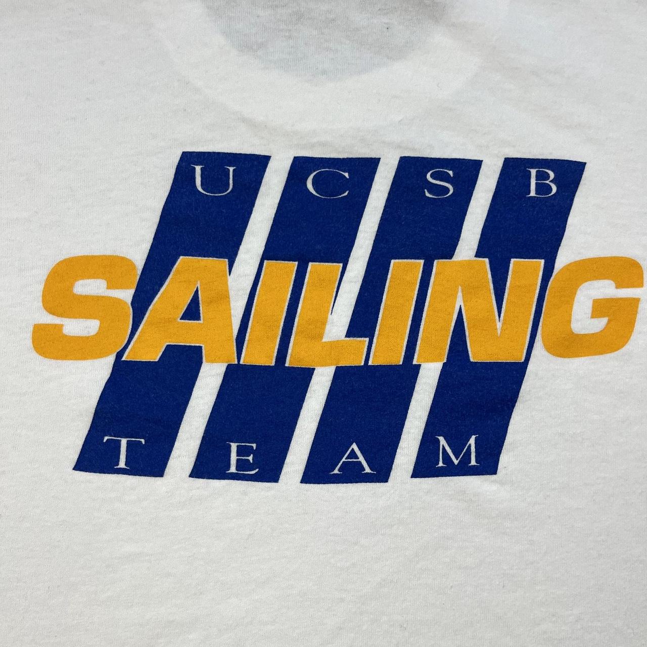 Vintage UCSB Santa Barbara T-Shirt Adult Small White... | Depop