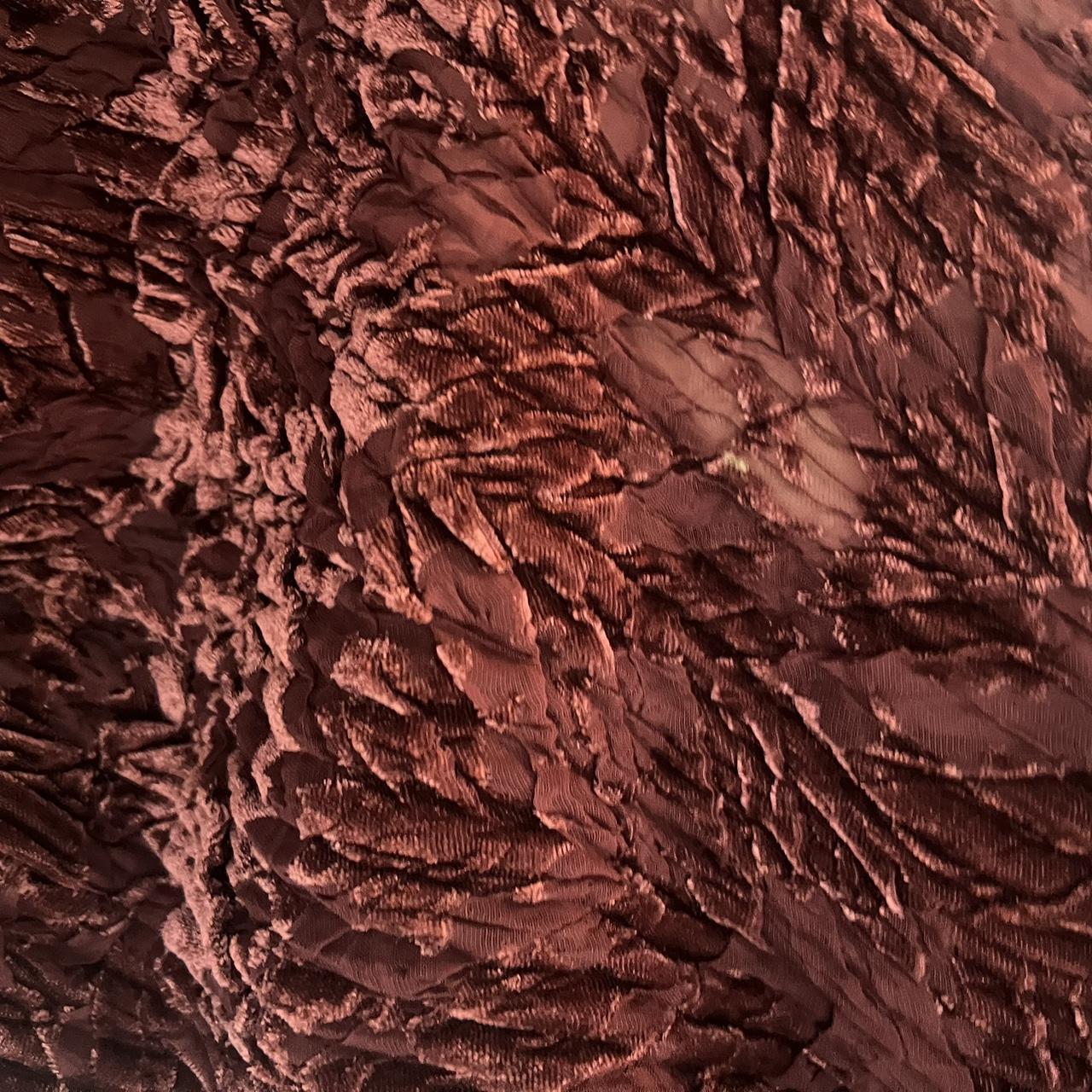 🥀 90s red velvet top flared sleeves Stunning... - Depop