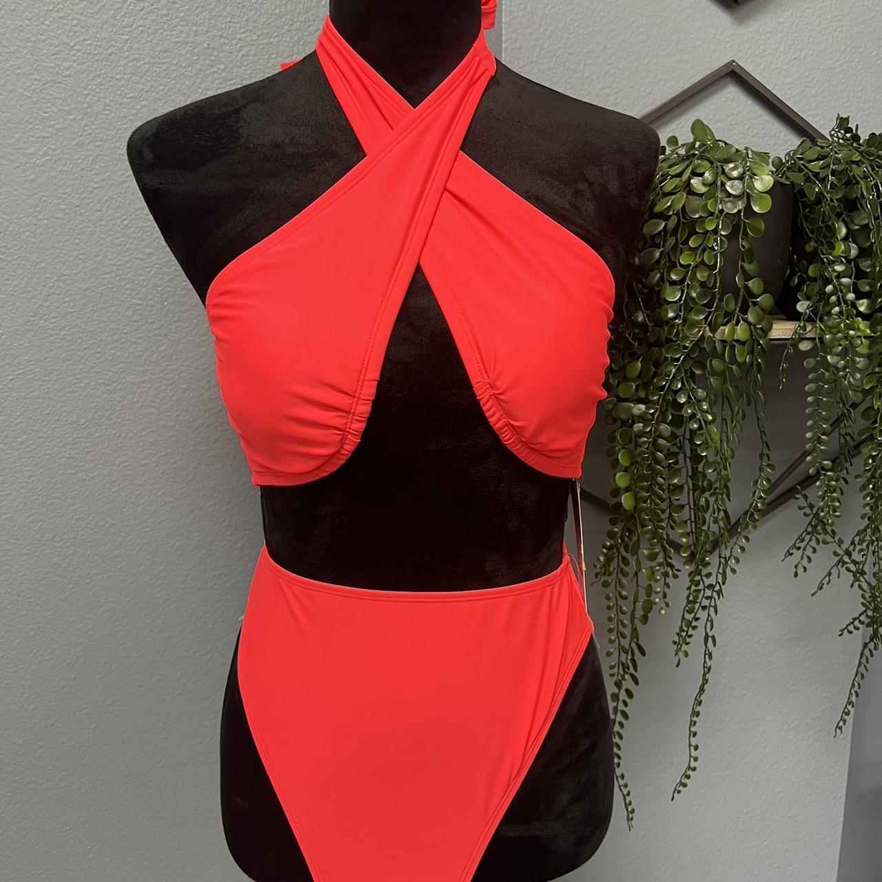 Hot Pink One Piece Swimsuit Disclaimer Please Depop