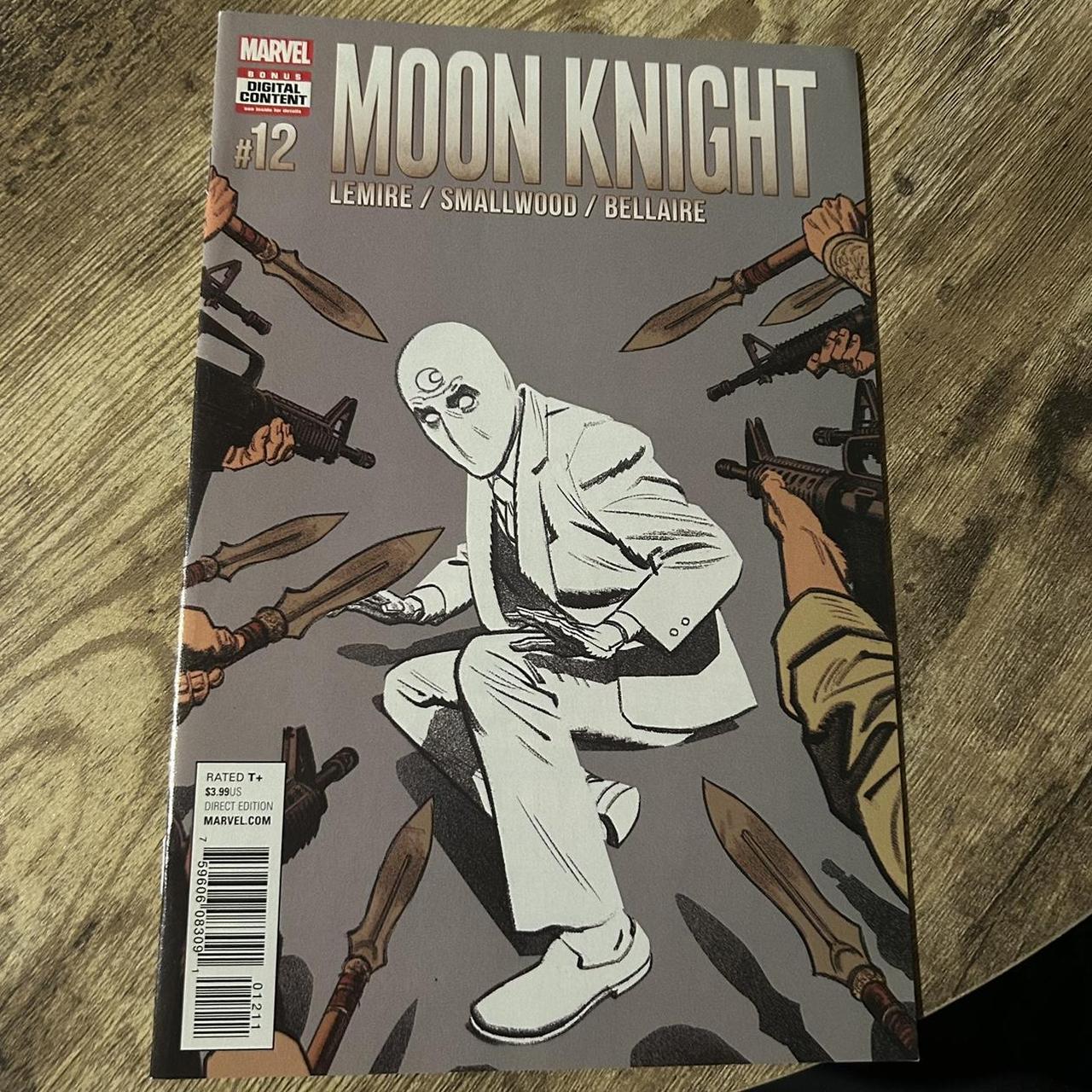 Moon Knight #12 comic book by Marvel - white and... - Depop