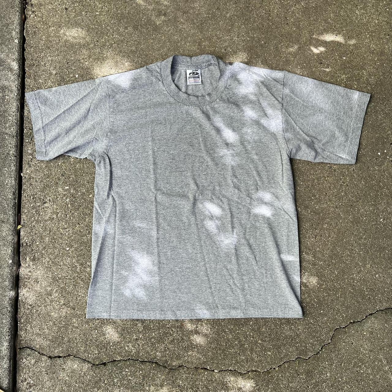 Grey pro club shirt size large - Depop
