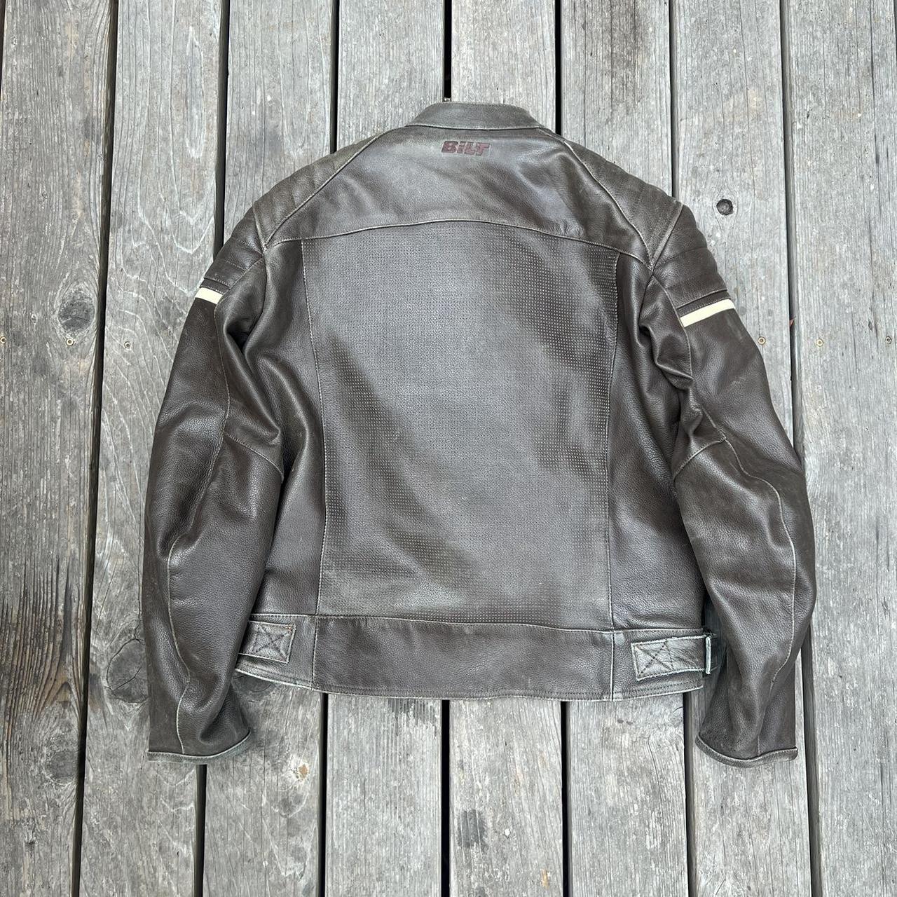 Men’s Bilt motorcycle jacket. Size 46 measures 24x26 - Depop