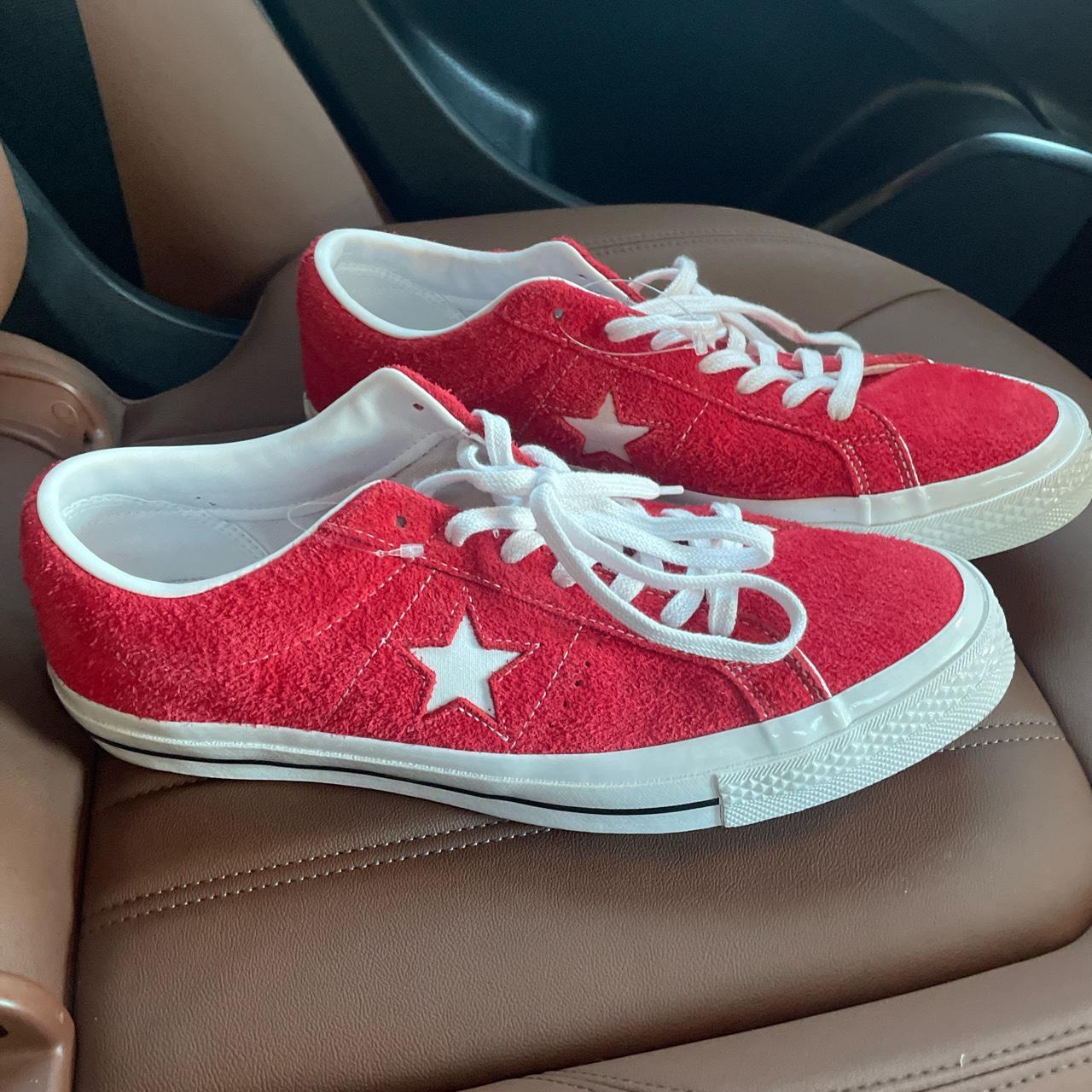 Red One star converse men’s 11.5 Basically brand... - Depop