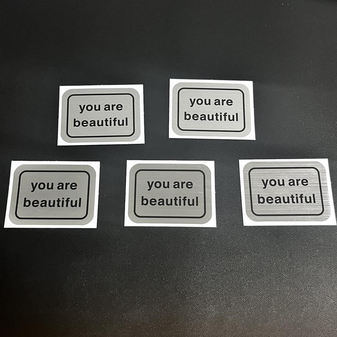 ‘You Are Beautiful’ Stickers Bundle 5 Pack Each... - Depop