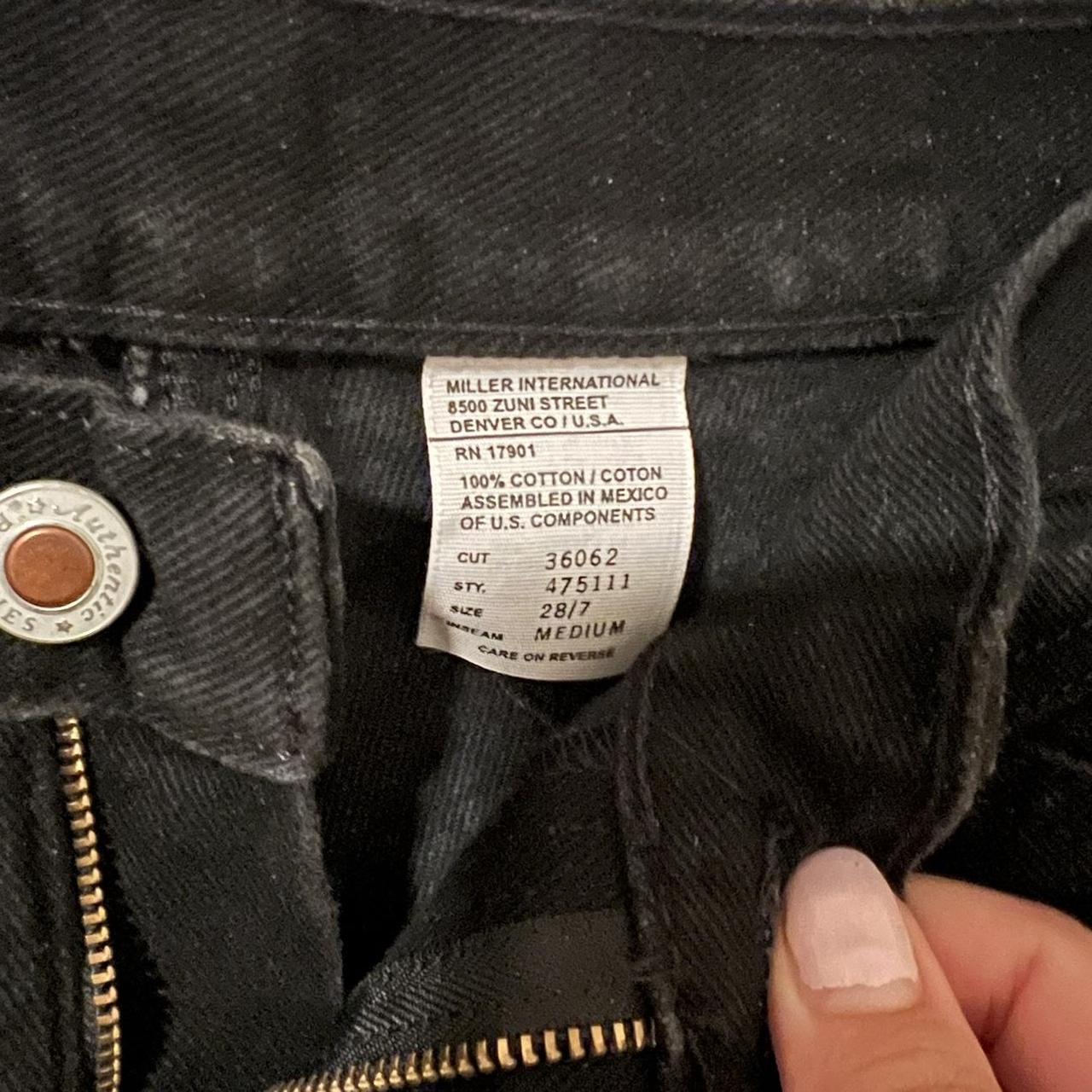 Vintage Rockies Black Denim Jeans; labeled size... - Depop