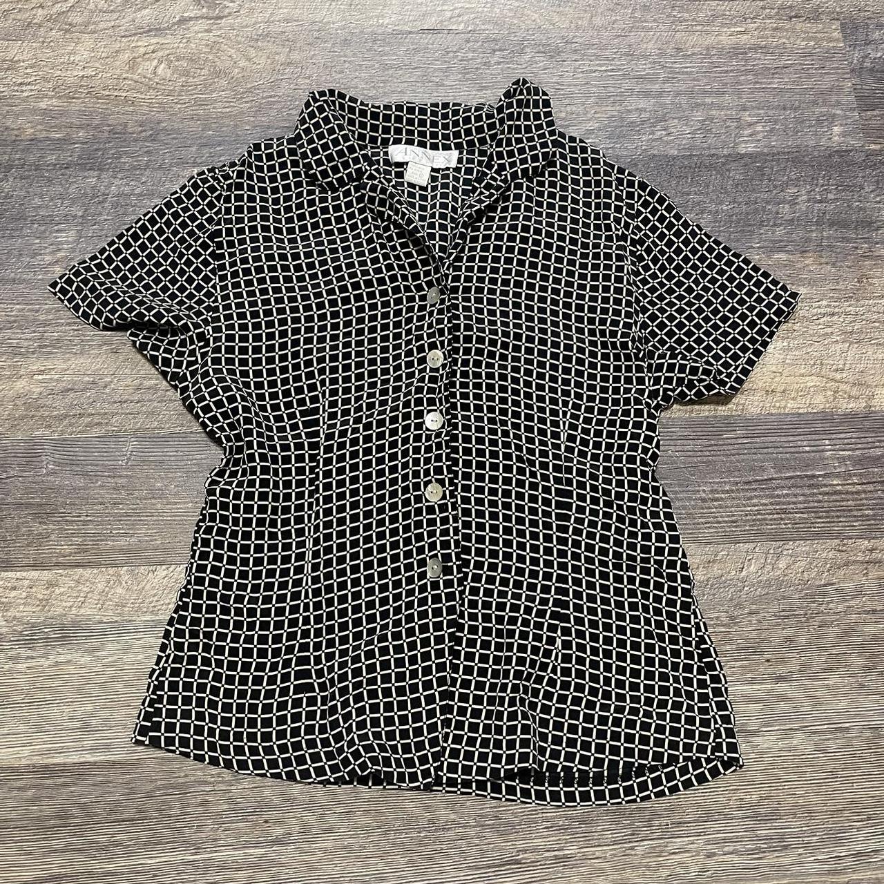 Beautiful top from Annex, mid 90s, 100% silk, no... - Depop