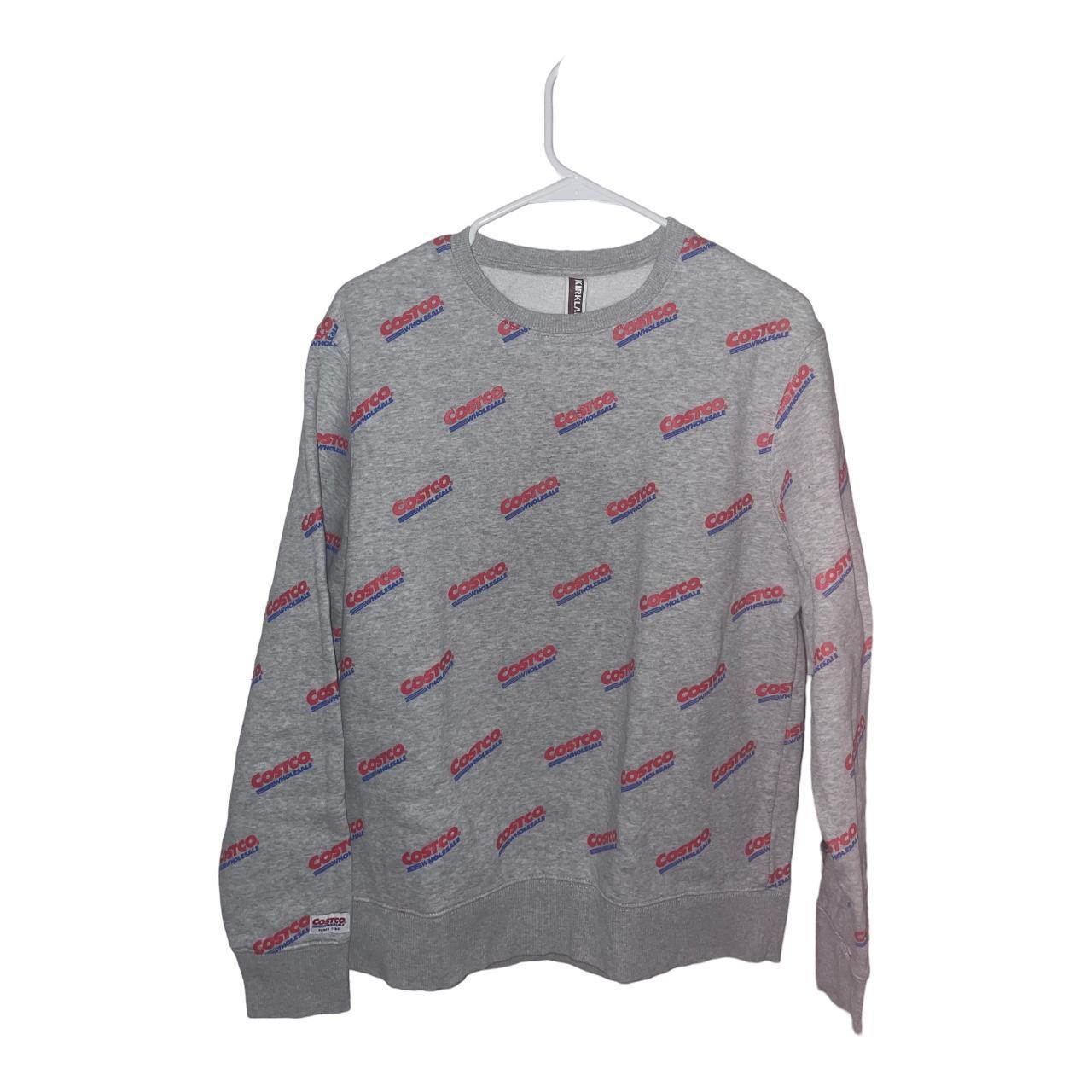 unisex kirkland brand costco graphic sweatshirt,... - Depop