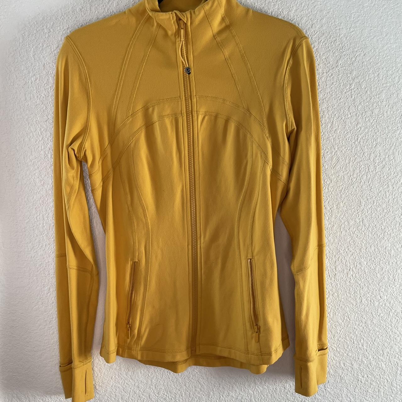 Lululemon Women's Yellow Jacket | Depop