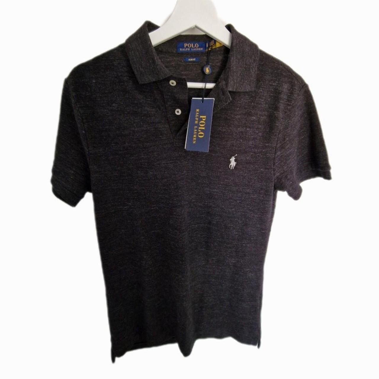 Grey Ralph Lauren Polo Shirt Brand New With Tags Depop