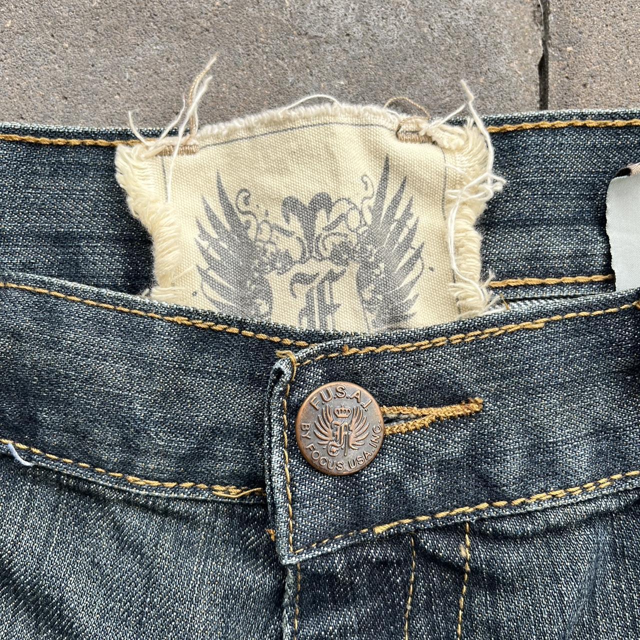 Y2K Fusai jeans relaxed fit size 40 jesse pinkman... - Depop