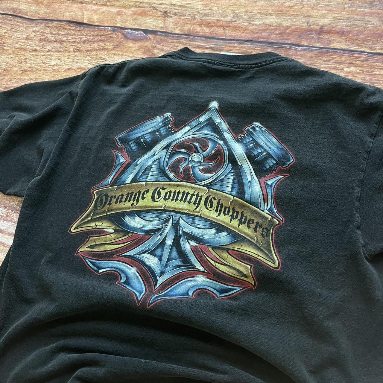 vintage y2k orange county chopper graphic t... | Depop